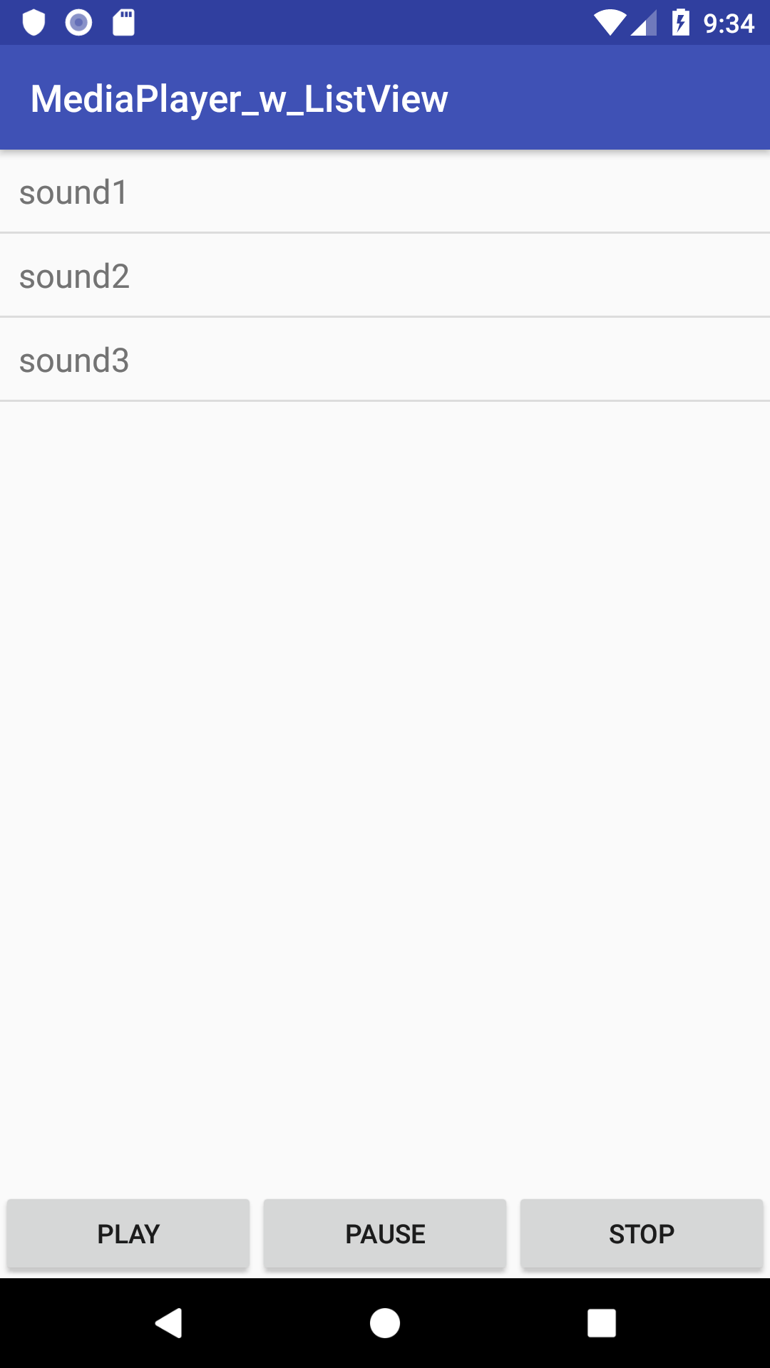 طريقة عرض ملفّات الوسائط المتعدّدة في ListView لتشغيلها من خلال MediaPlayer